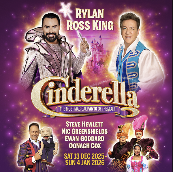 Who is starring in 'Cinderella' at Cliffs Pavilion, Southend-on-Sea